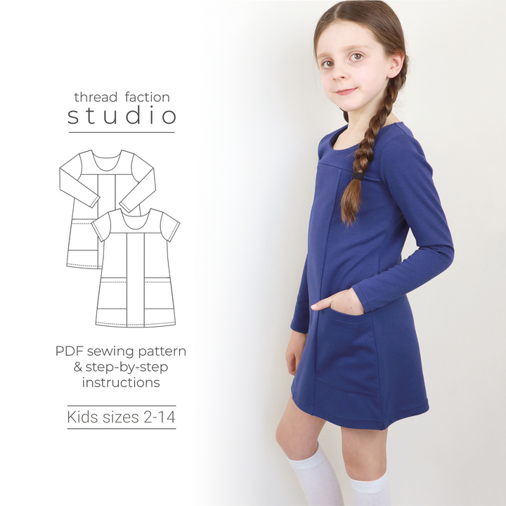 Kid's Dress Patterns – tagged "Girls' Patterns" – Thread Faction Studio