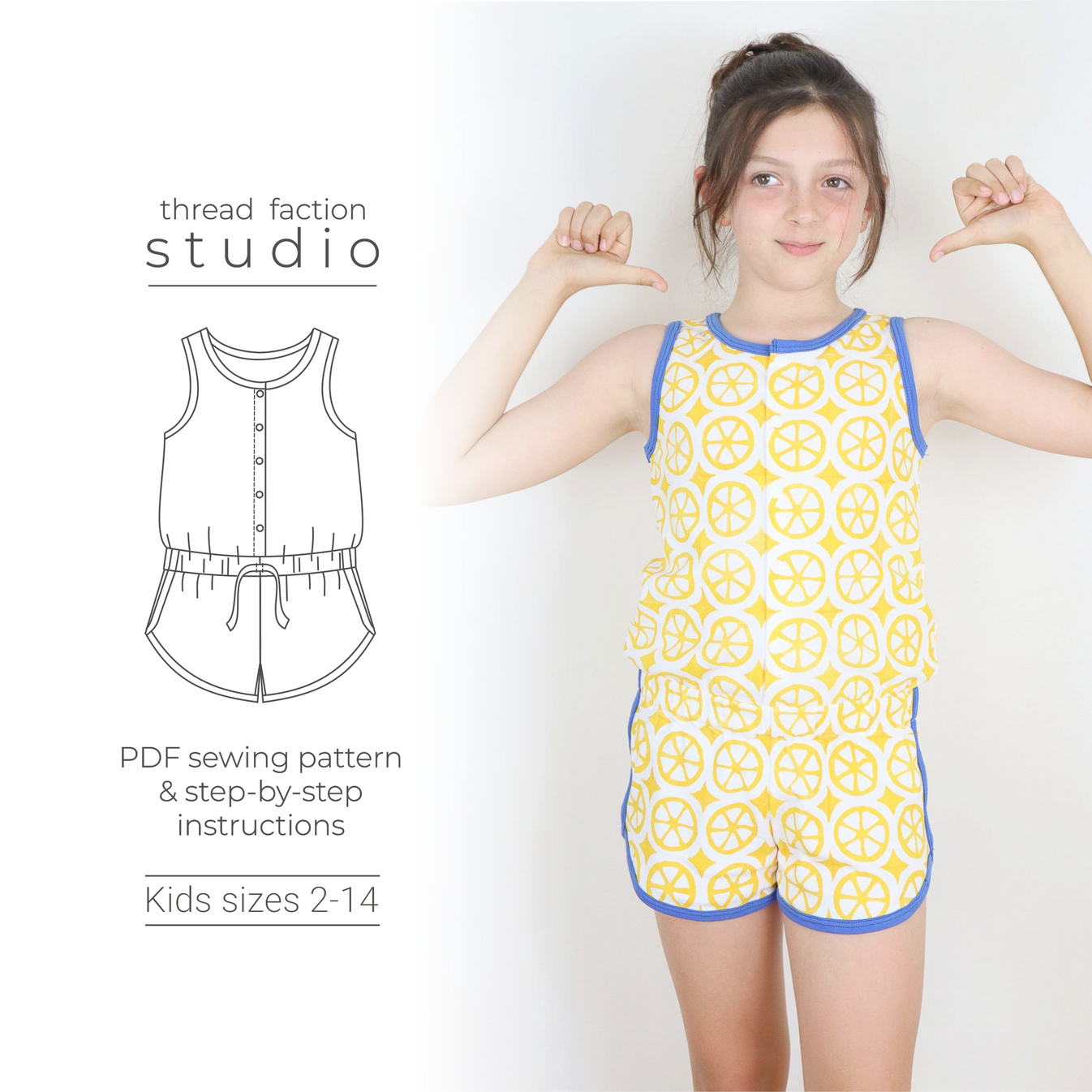 The Retro Romper – Thread Faction Studio